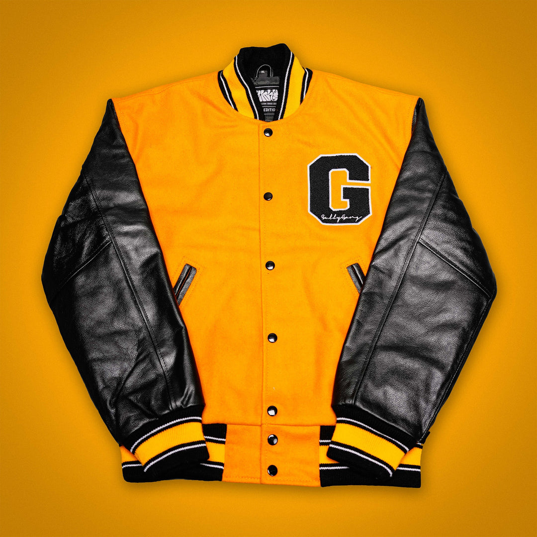 Varsity Jacket Yellow – Gully Gang Certified